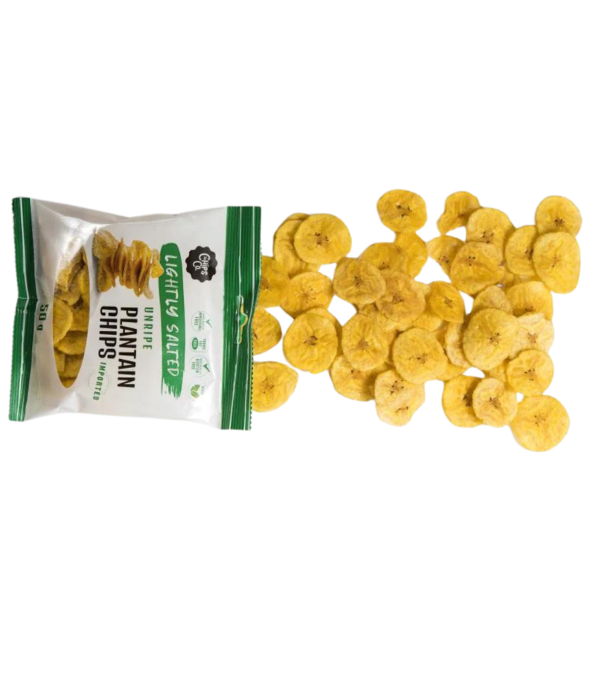 Lightly Salted Unripe Plantain Chips - NaijaMart.co.za